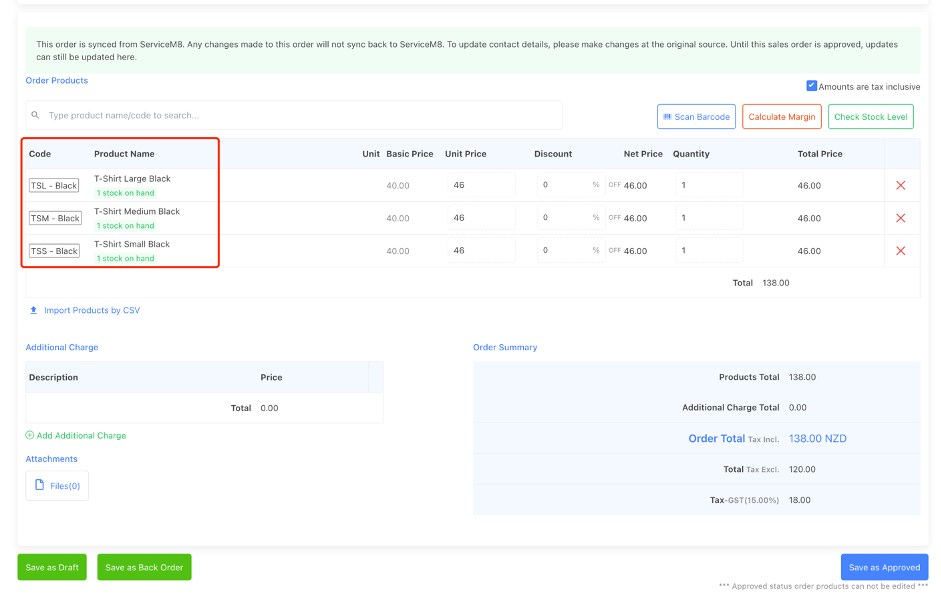 Docs Servicem8 Integration